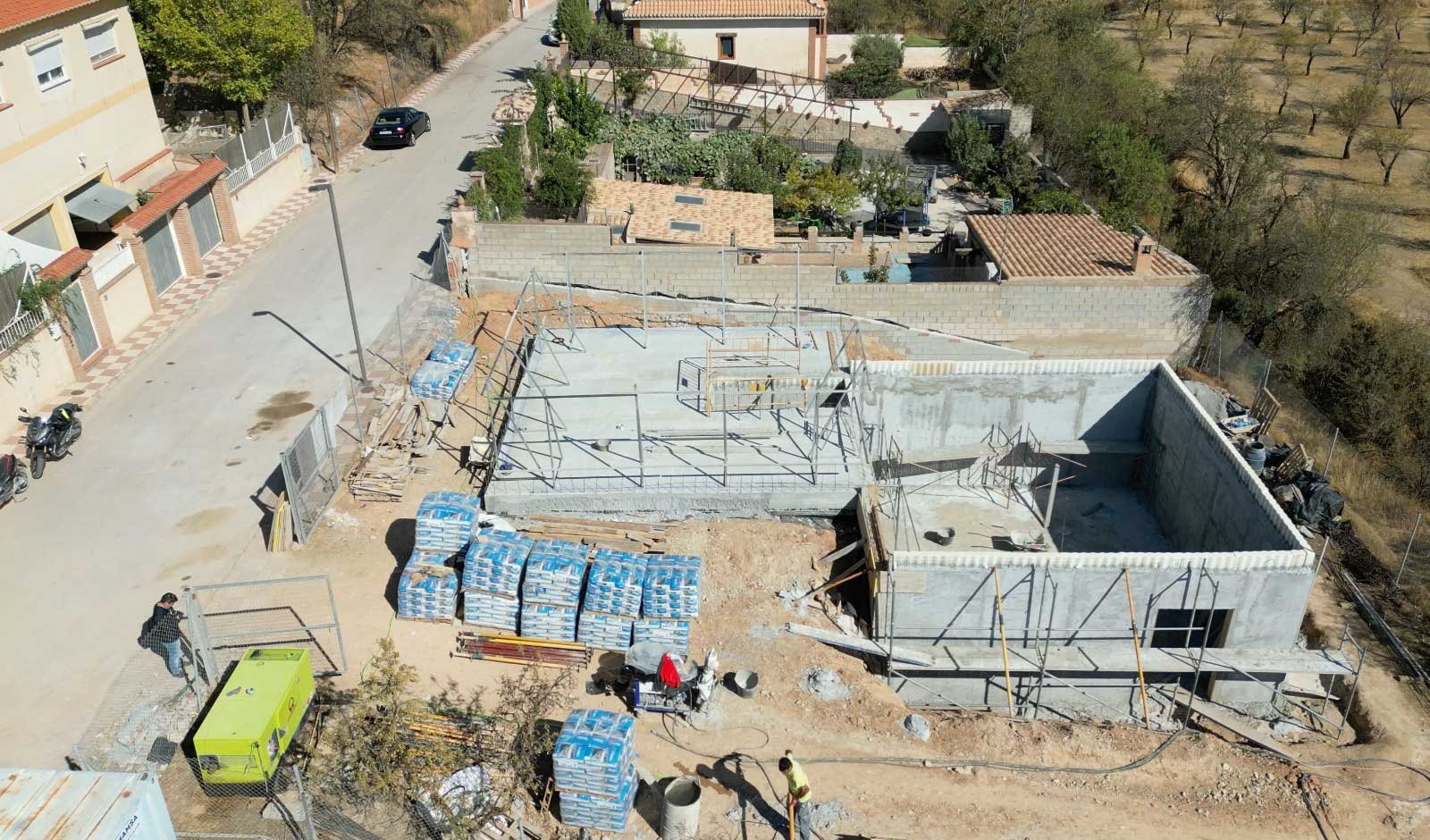 Estructura De La Casa Sobre Losa De Hormigón Como Se Construye Una